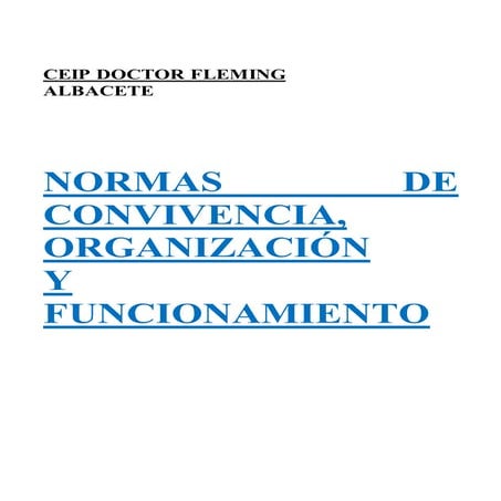 Ncof doctor fleming | PDF