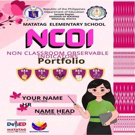 NCOI PORTFOLIO TEACHER VI-BLUE.pptx teach | PPTX