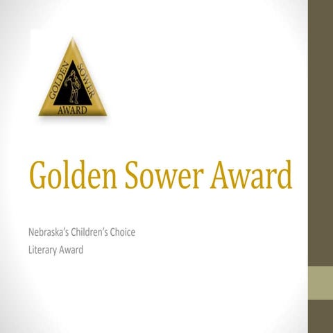NCompass Live: The Golden Sower Award: Nebraska's Children's Choice ...