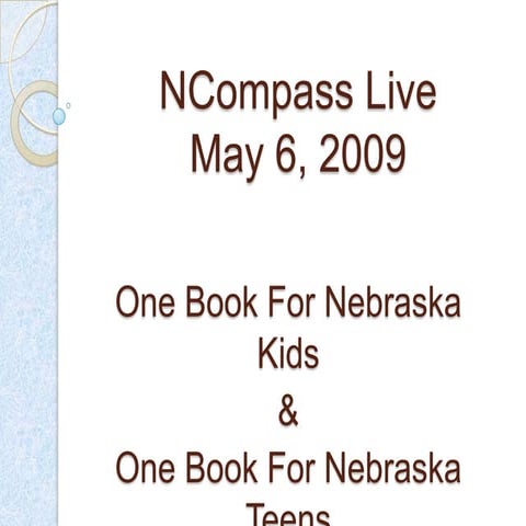 NCompass Live: One Book For Nebraska Kids & One Book For Nebraska Teens ...
