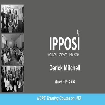 NCPE Annual Training Day - March 10th 2016 - Derick Mitchell | PPT