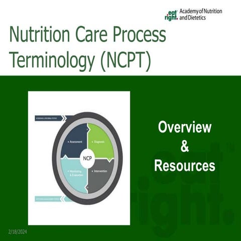 NCPEAL TOOLS IN NUTRITION AND hNUTRITION | PPTX