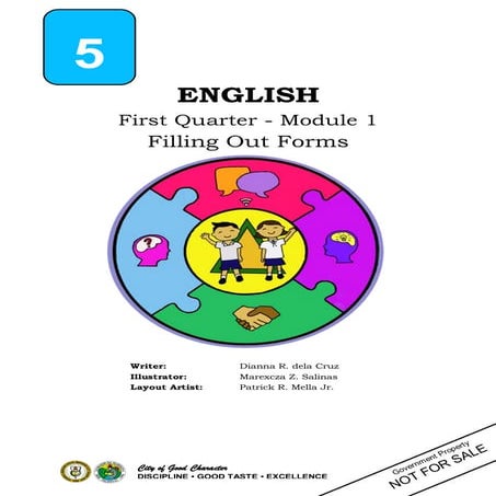 English 5 Module First Quarter - Module 1 | PDF