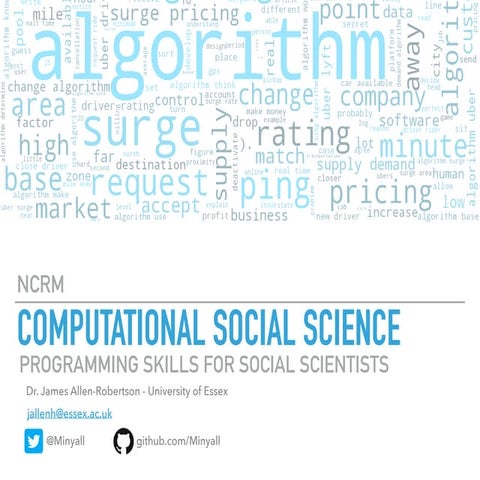 Computational Social Science: Programming Skills for Social Scientists ...