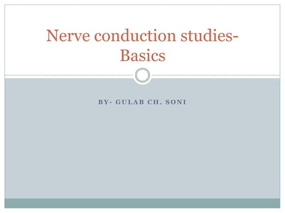 Nerve Conduction Velocity: NCV | PDF | Brain and Nervous System ...