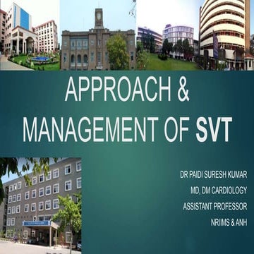 Narrow complex tachycardia/supraventricular tachycardia | PPTX