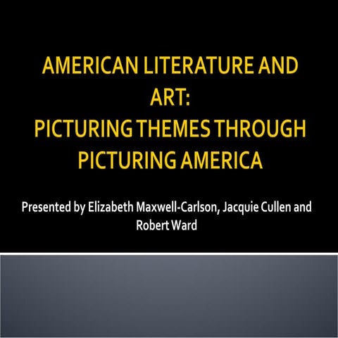 America and Its Art | PPT