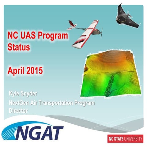 NC UAS Program overview april 2015 | PPT
