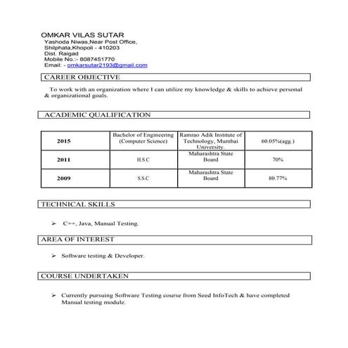 hitesh resume | DOCX