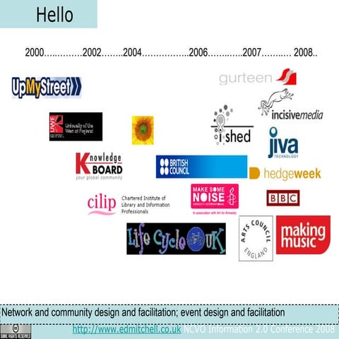 Network and community design and facilitation | PPT