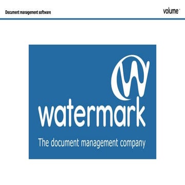 An introduction to Watermark Technologies Ltd | PPTX