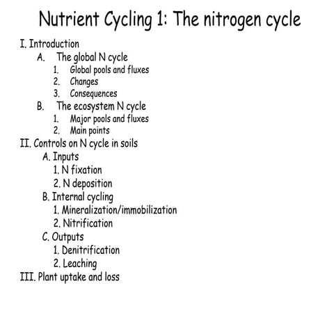Nitrogen transformations in wet soils | PPTX