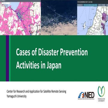 Cases of Disaster Prevention Activities in Japan | PDF