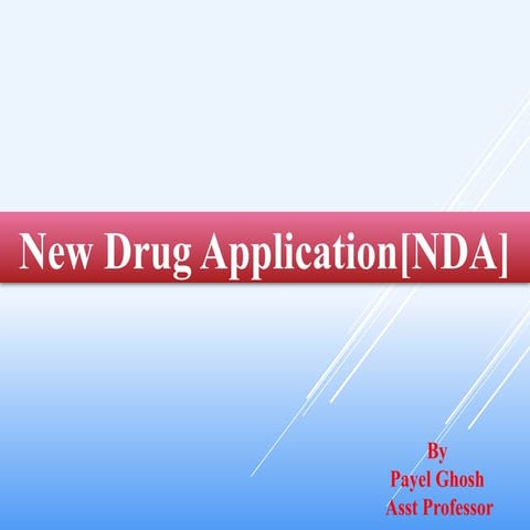 New drug application | PDF