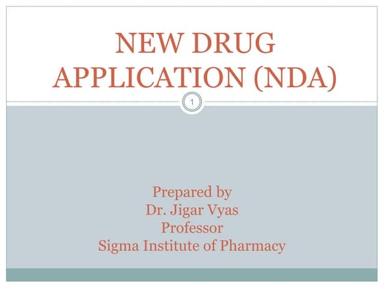 NDA and ANDA regulatory approval process | PPT