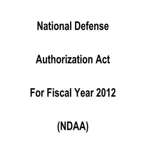 NDAA Notes | PPT