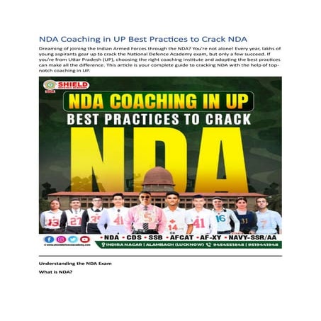 NDA Coaching in UP Best Practices to Crack NDA.pdf
