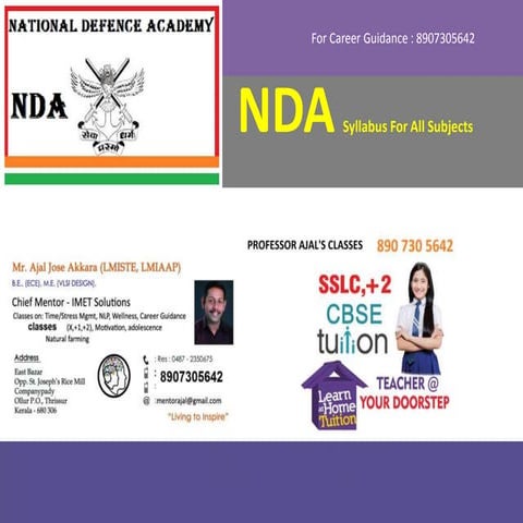 NDA syllabus | PPT