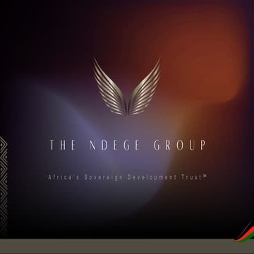 The Ndege Group, Africa's Sovereign Development Trust (2024 Deck) | PDF