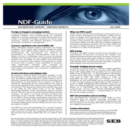 NDF Guide | PDF