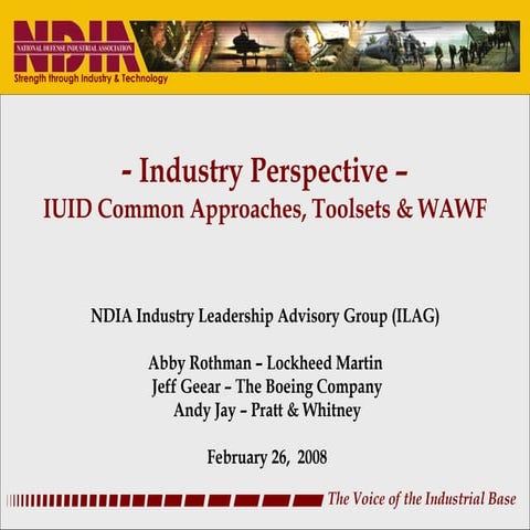Asset Management Using Item Unique Identification (IUID) | PPT