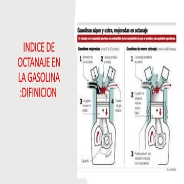 índice de octanaje para motor a gasolina | PPTX