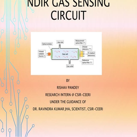 Ndir gas sensing circuit | PPTX
