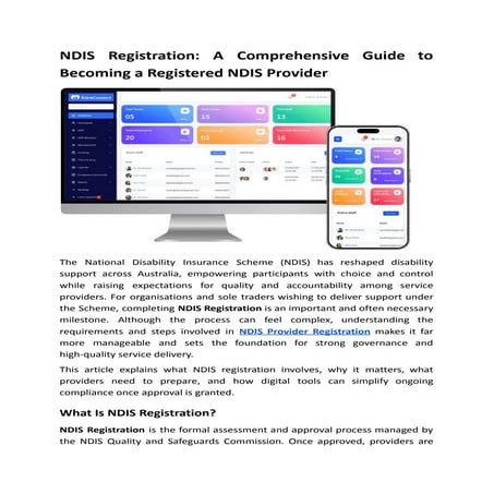 NDIS Registration: A Comprehensive Guide to Becoming a Registered NDIS ...