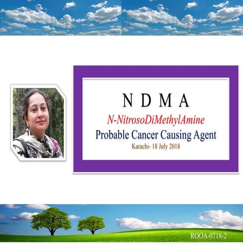 NDMA .. An Unexpected Impurity in Pharmaceuticals | PDF