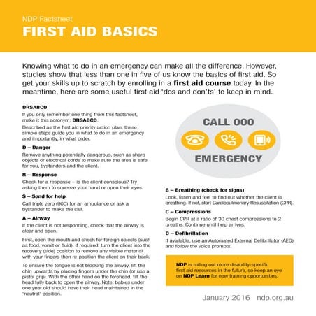 First Aid Basics | PDF
