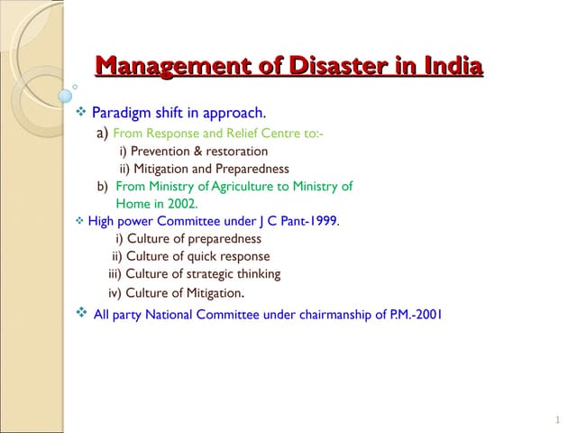 Community Disaster Preparedness | PPT
