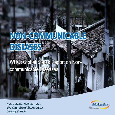 Non-communicable Diseases | PPT