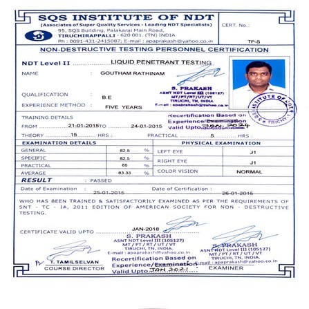 NDT Level II-LPT | PDF