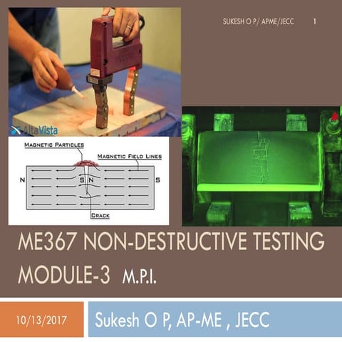 Magnetic Particle Inspection (MPI)- NDT | PDF