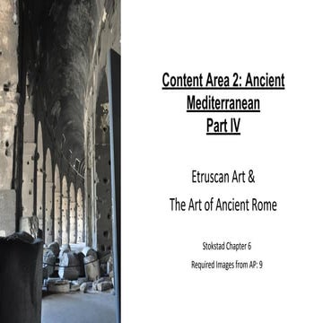 Content Area 2: Ancient Mediterranean Part 3 | PDF
