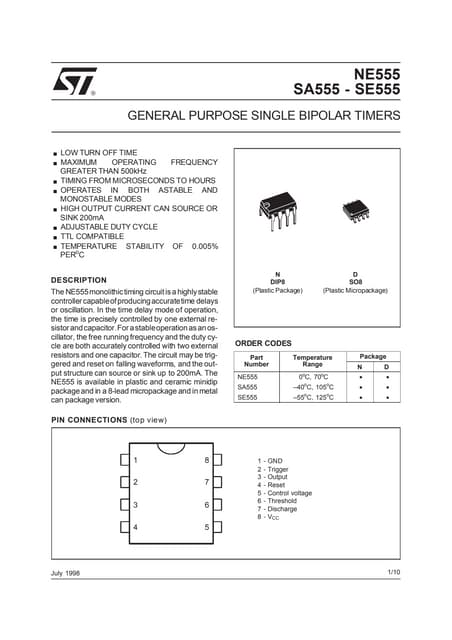 Datasheet 555