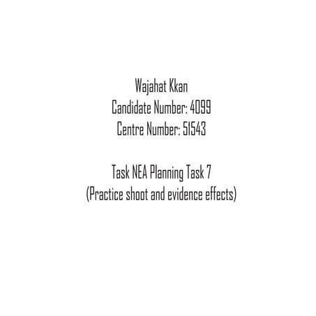 NEA Planning 2 | PPTX