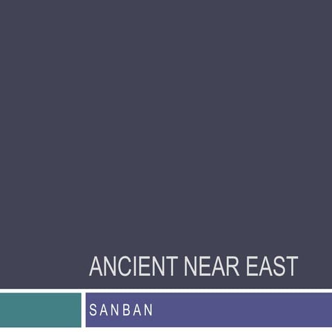 Near east | PPTX