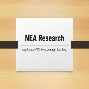 NEA research | PPT