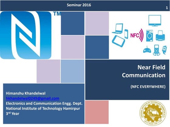 NFC technical presentation | PPTX | Smartphones | Consumer Electronics