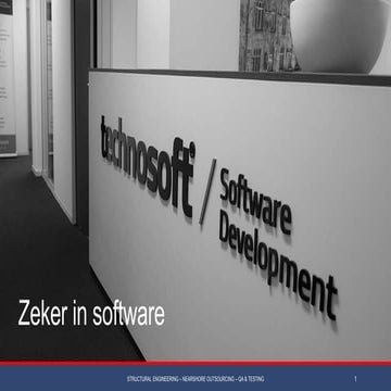 Nearshore softwareontwikkeling - Technosoft | PPTX