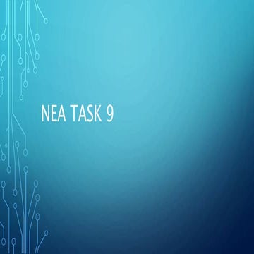 Nea task 9 | PPTX