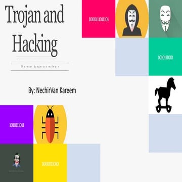 Trojan Horse Virus and Hacking | PPTX