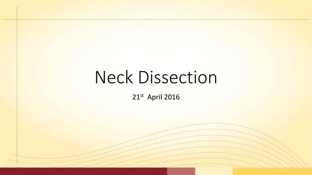 Neck incisions.pptx | Thyroid Disorders | Endocrine and Metabolic Diseases