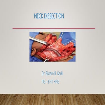 Neck dissection | PPTX