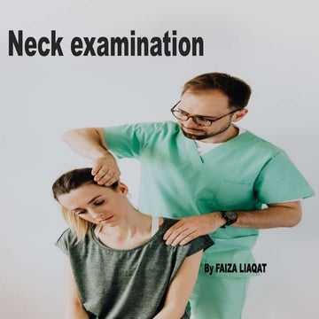 Neck Exampptx Cervical Lymph Node Examination Pptx 7303