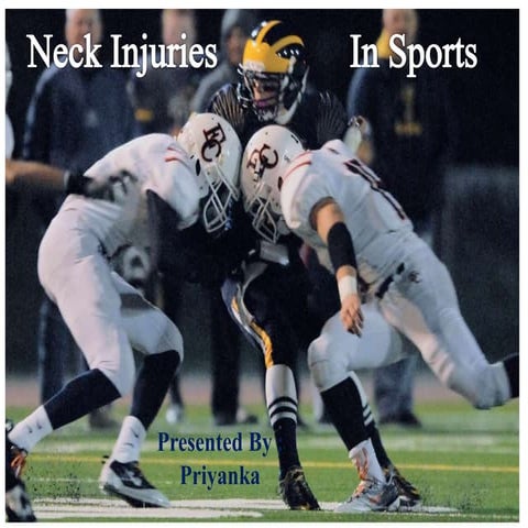 Neck Injuries in Sports | PPTX