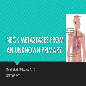 NECK METASTASES FROM.pptx neck ent cases | PPTX