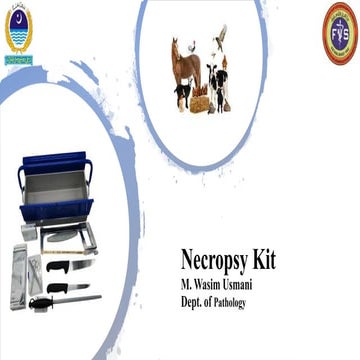 Necropsy kit | PPTX