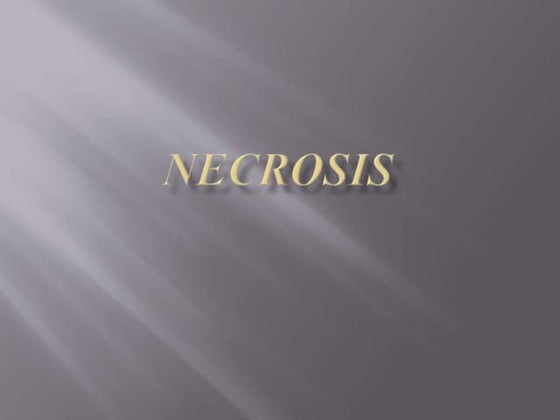 Necrosis and types | PPT